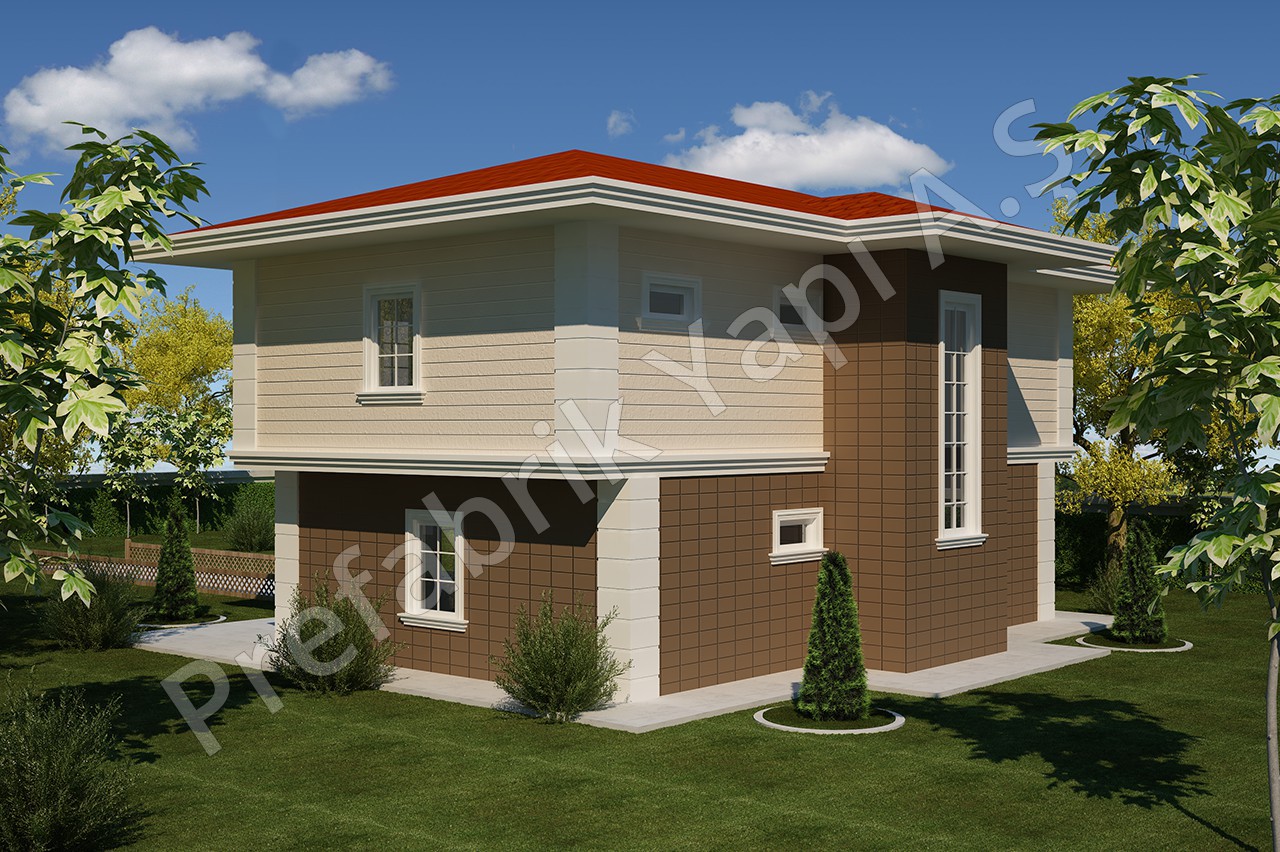 Turkish Style Villa - Prefabrik Yapı A.Ş.